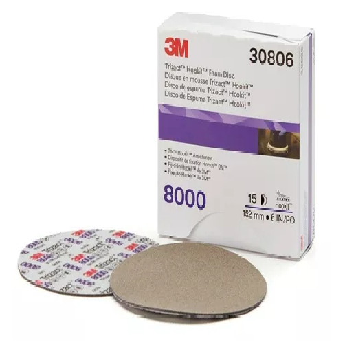 3m Lixa Disco Trizact 1 Un 8000 Para Polimento De Pintura | Shopee Brasil