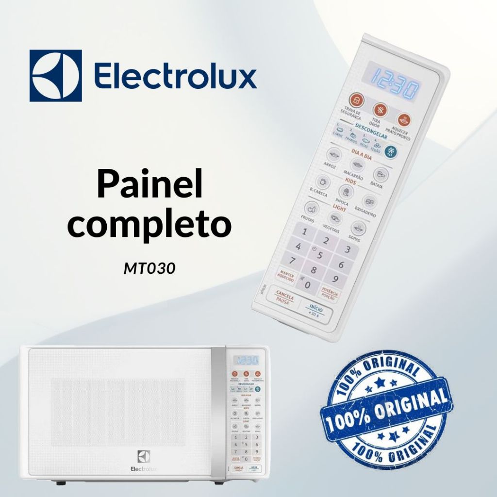 Painel Completo Microondas Electrolux Mto30 127v/220v Usado | Shopee Brasil