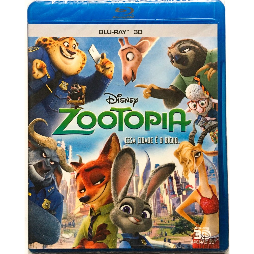 Blu-Ray 3D Zootopia - original novo lacrado | Shopee Brasil