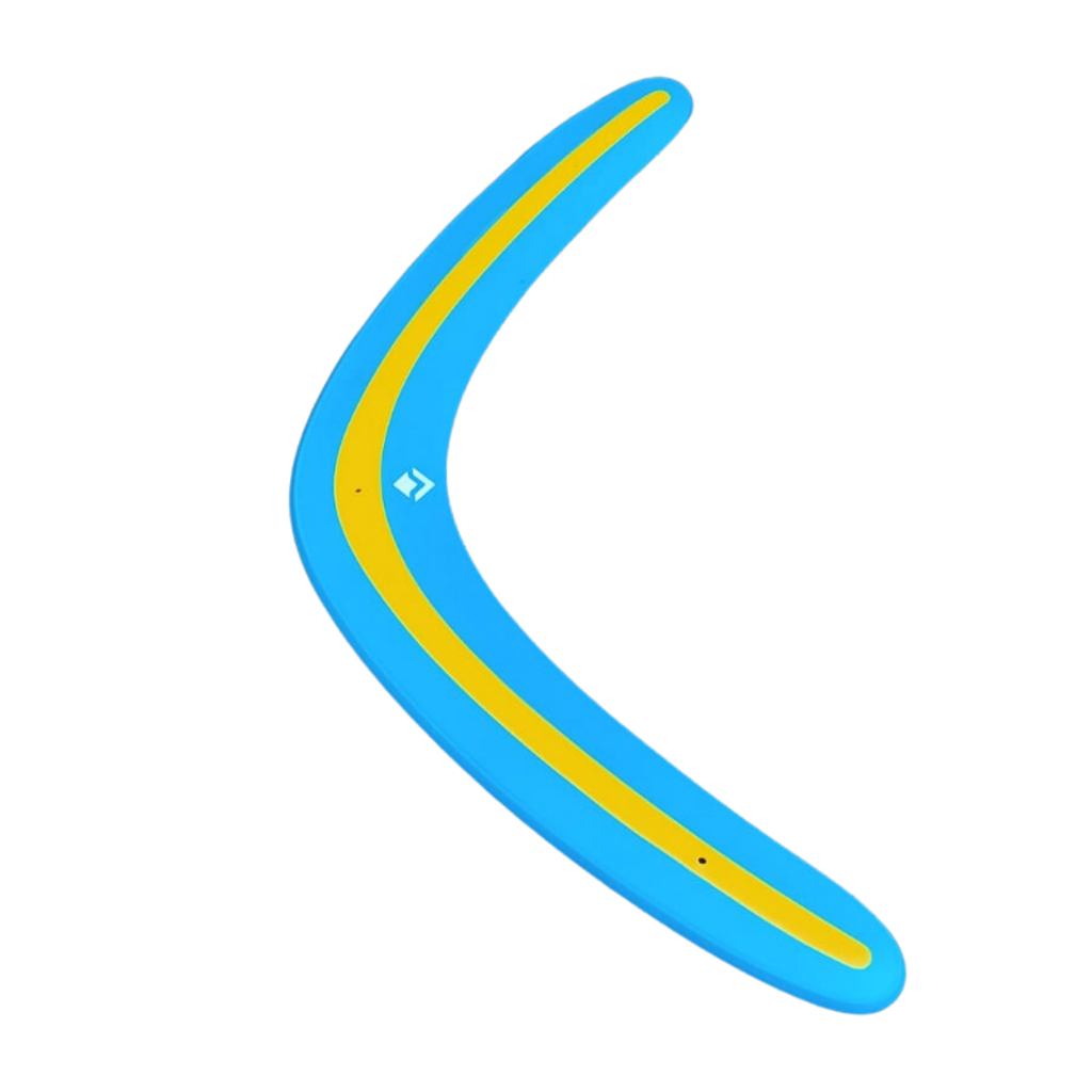 Bumerangue Tradicional VV801 Borracha Azul Vollo (1 Unidade ...