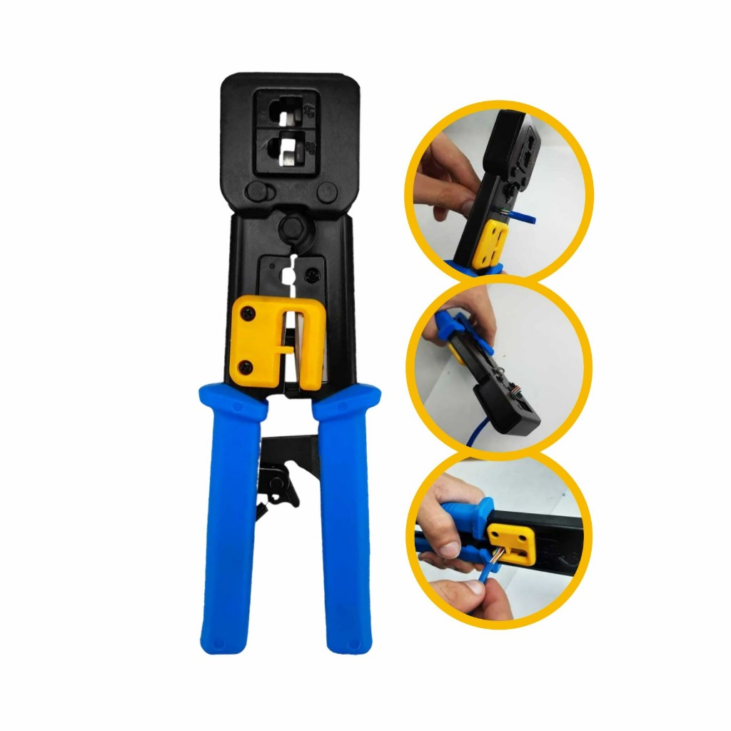 Alicate de Crimpar RJ45 Vazado | Shopee Brasil