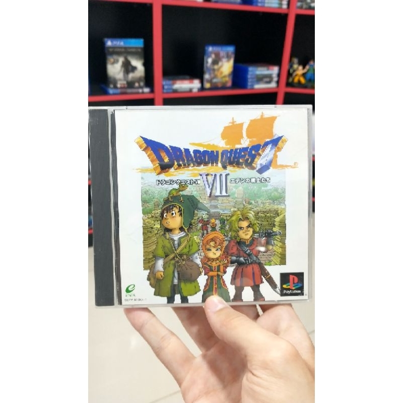 Dragon Quest VII PS1 Original Japonês COMPLETO | Shopee Brasil