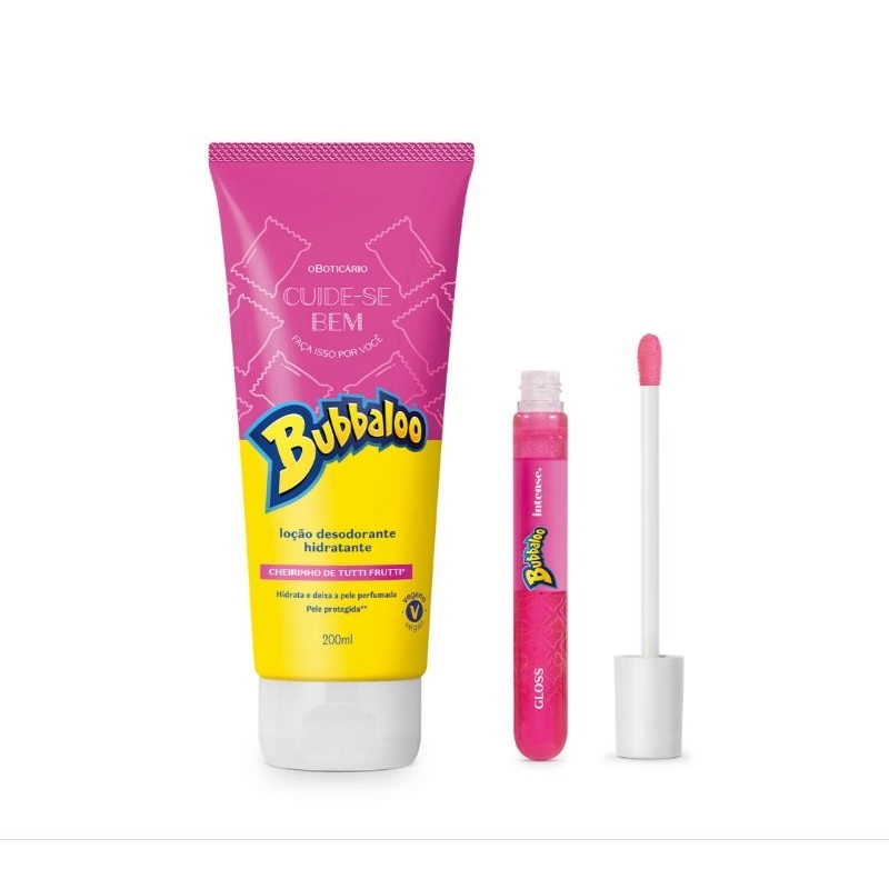 kit Bubbaloo Tutti-frutti O Boticário | Shopee Brasil