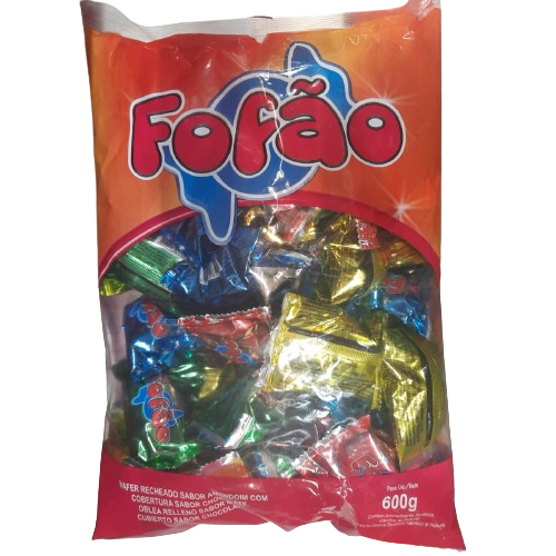 Bombom Fofao Chocolate Recheio Amendoim 600g | Shopee Brasil