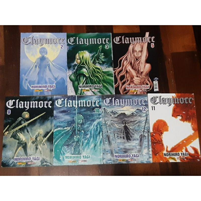 Claymore volumes 2,3,5,9,10,11,12 | Shopee Brasil