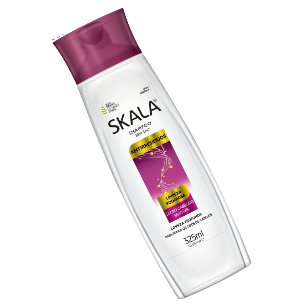shampoo anti residuo Skala Limpeza Poderosa S.o.s Frasco 325ml | Shopee ...