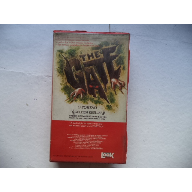 Fita Vhs The Gate O Portão Original Legendado Terror | Shopee Brasil