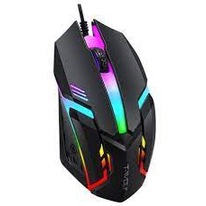 Mouse Gamer USB 3200 dpi com fio RGB LED kapbom Ka-609 7D extreme 7cores RGB xtreme 4modo DPI ...