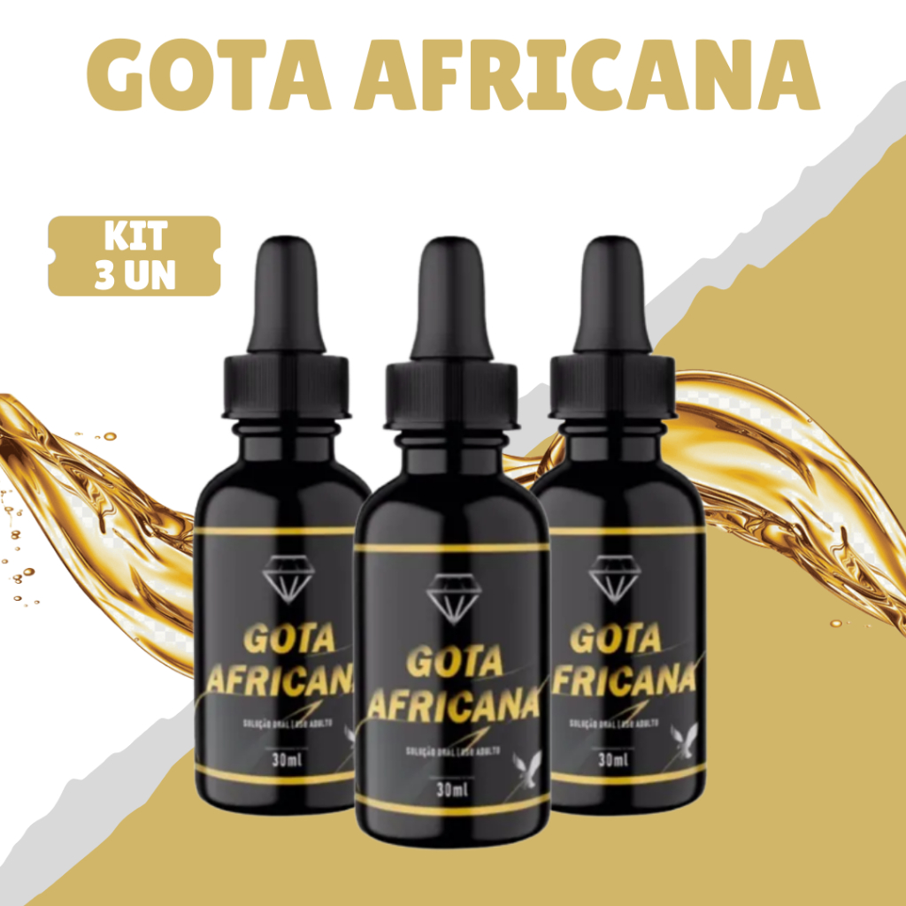 3 Gota Africana Original 30ML | Shopee Brasil