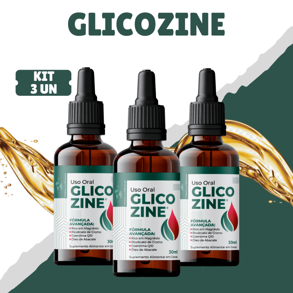 3 Glicozine Original 30ML Super Oferta | Shopee Brasil