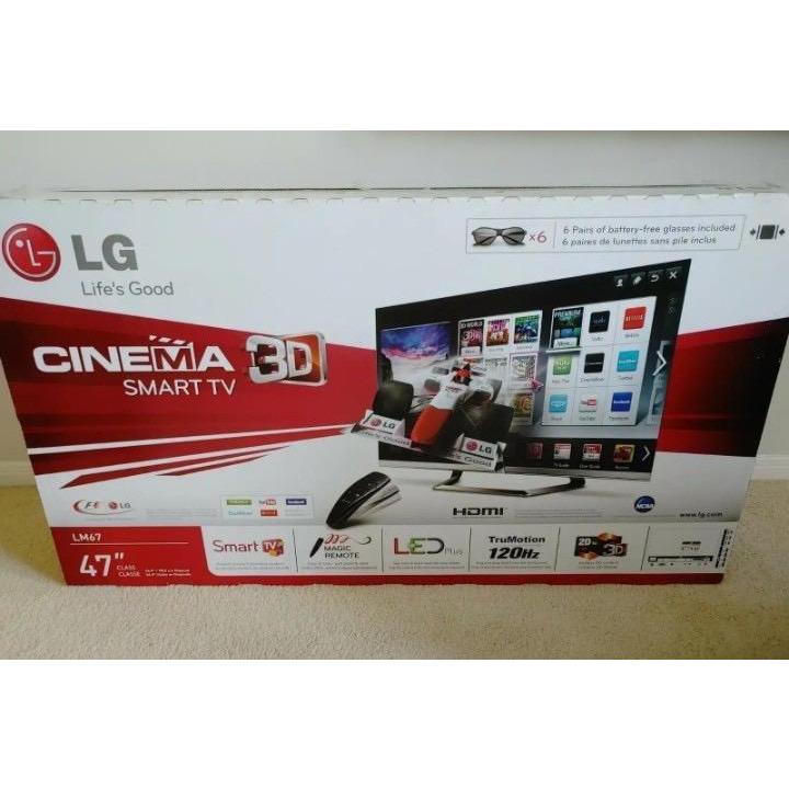 SMART TV LG NOVA ORIGINAL SELADA 47 POLEGADAS | Shopee Brasil