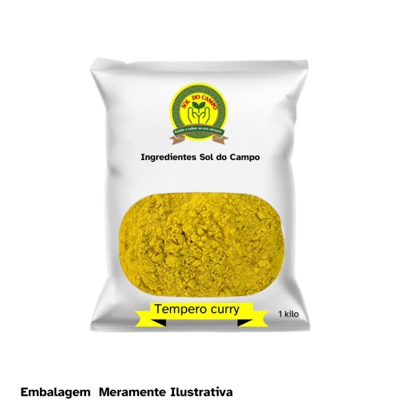 Curry Tempero Premium-Ingredientes Sol do Campo | Shopee Brasil