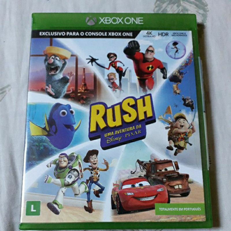 Rush Uma Aventura Da Disney Puxar Mídia Física XBOX ONE | Shopee Brasil