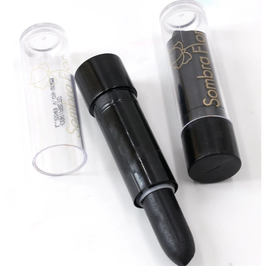 Batom Matte Preto Black -Sombra Flor | Shopee Brasil