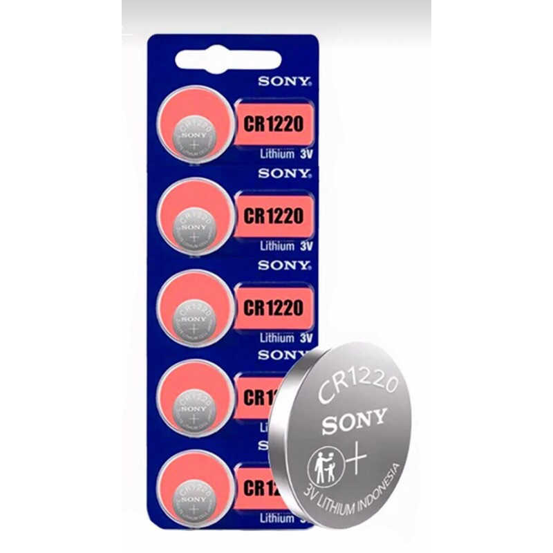 Bateria Moeda Cr1220 3v Pilha Sony/murata Com 5 Unidades | Shopee Brasil