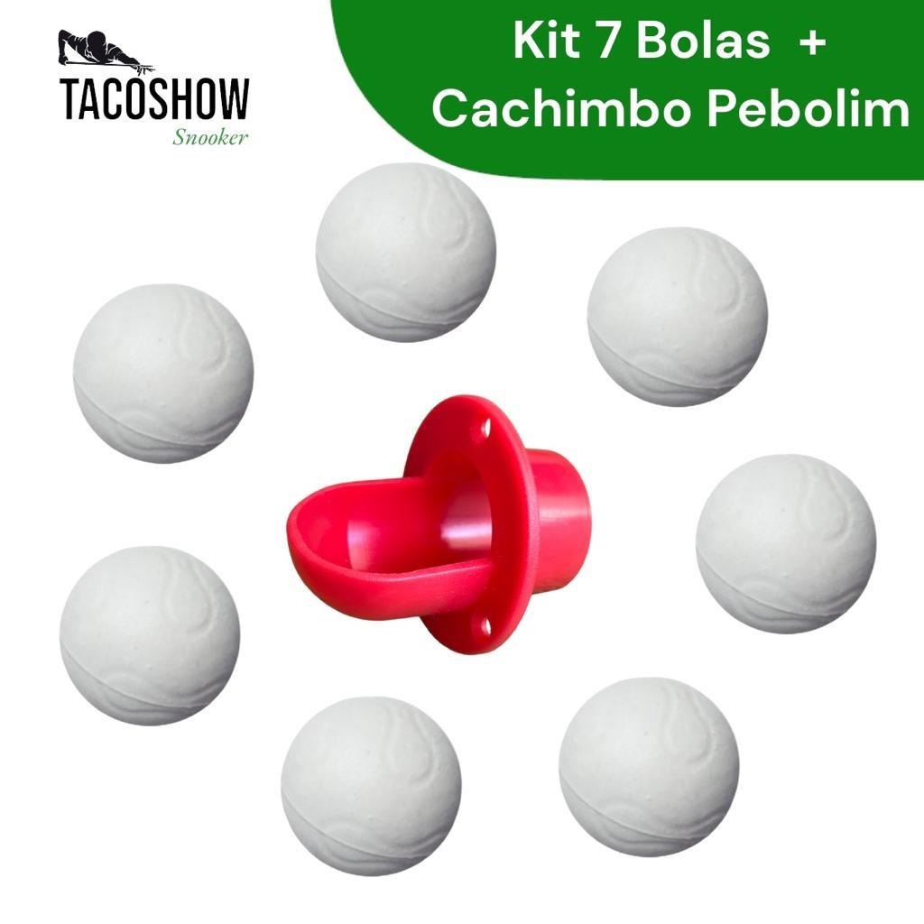 7 Bolinha de Pebolim Bola Toto FLA FLU Pacau + Cachimbo de Pebolim ...
