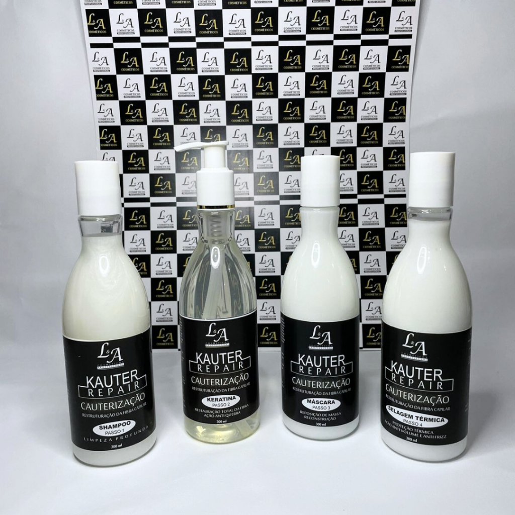 Kit Cauterização Kauter Repair L&A Cosméticos - Reconstrução Total ...