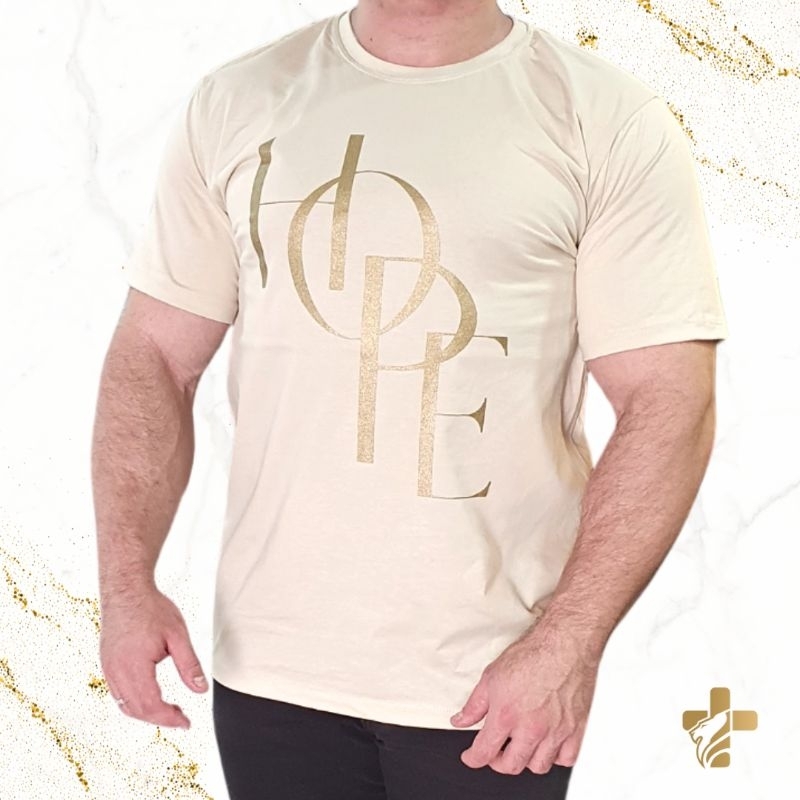 Camiseta Bege Clara - HOPE | Shopee Brasil