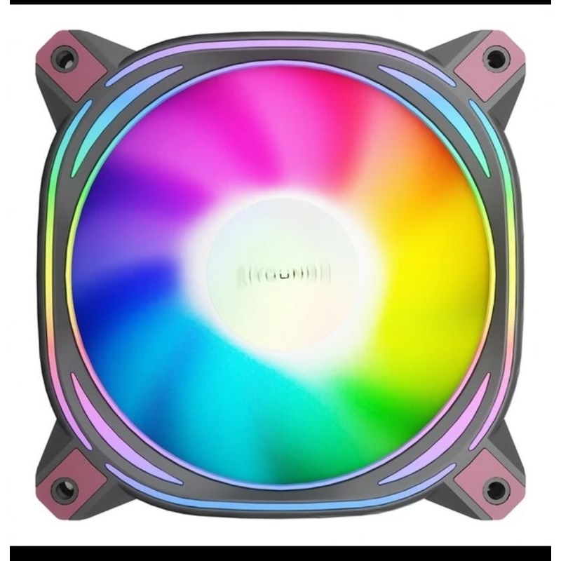 Cooler Fan 120mm ARGB Led Ring Colorido Gabinete Gamer Ventoinha Aigo ...