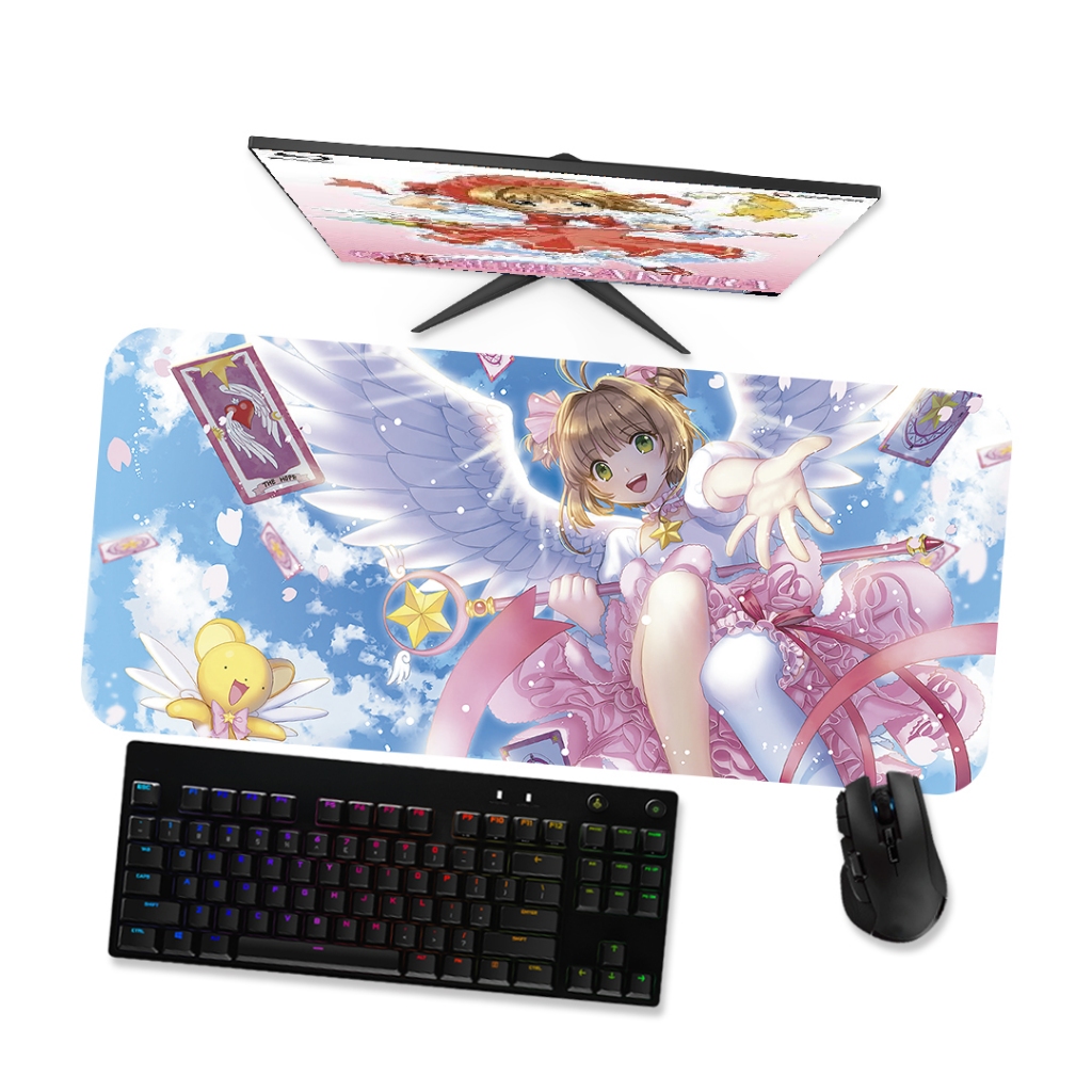 Mouse Pad Gamer - SAKURA CARDCAPTOR - Mousepad Grande 90x40 80x40 60x40 ...