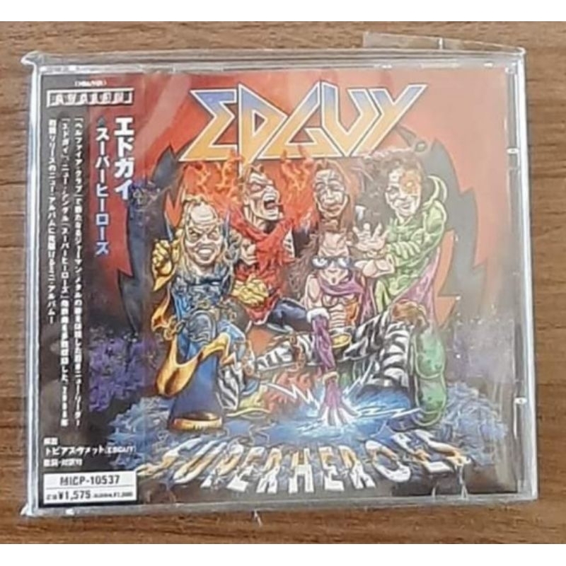 Cd Edguy - Superheroes - EP - Com obi | Shopee Brasil
