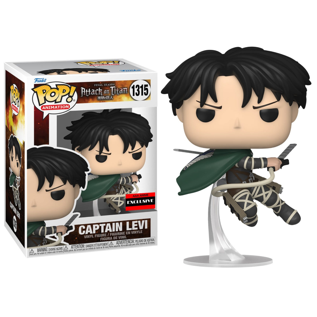 Funko Pop - Captain Levi Ackerman Exclusivo - Attack On Titan (1315 ...