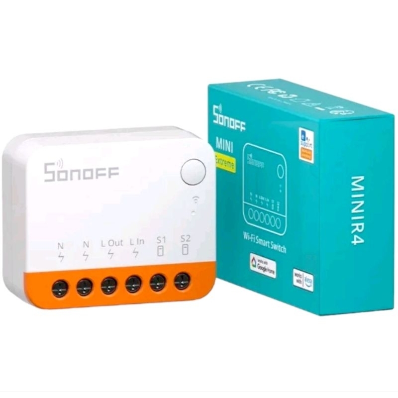 SONOFF MINI R4 Wifi Interruptor Inteligente Duplo / Pequeno / Controle Remoto / WiFi / Aceita ...