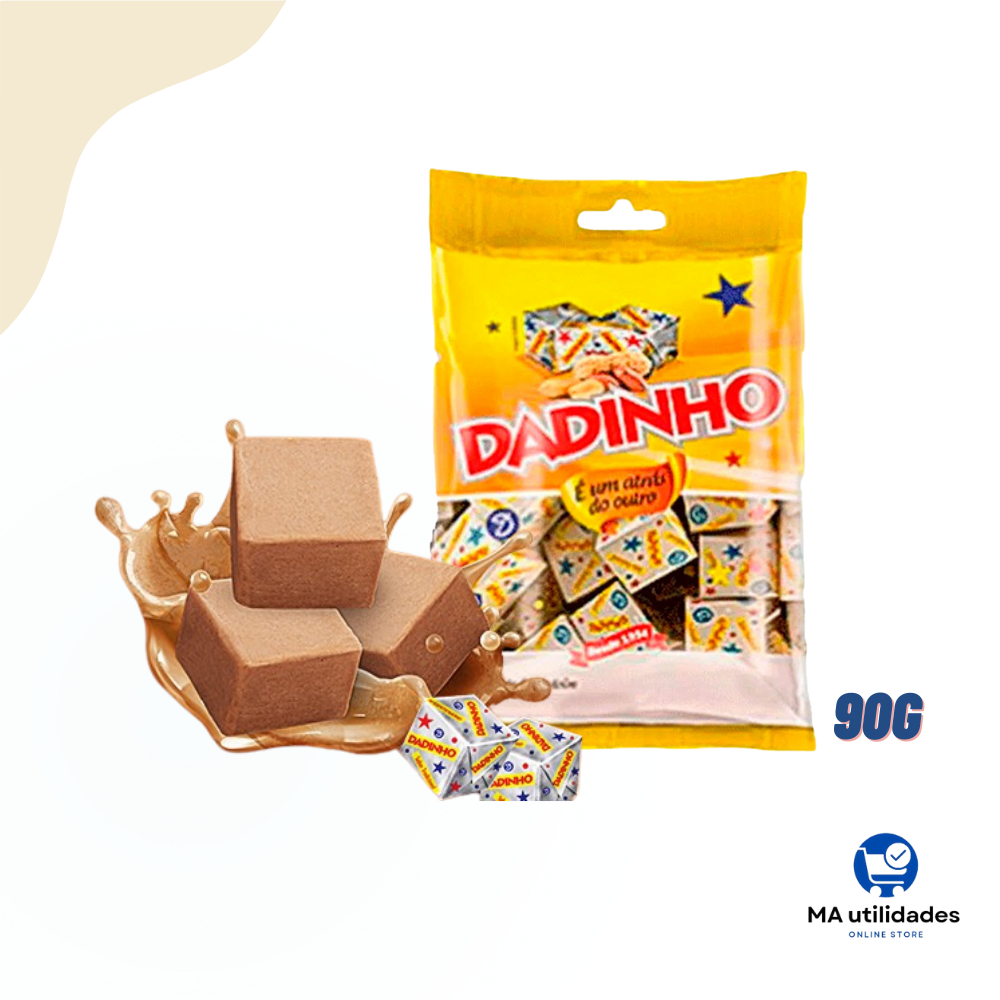Bala Doce Amendoim Dadinho Tradicional Cremoso 90g 600g 900g | Shopee ...