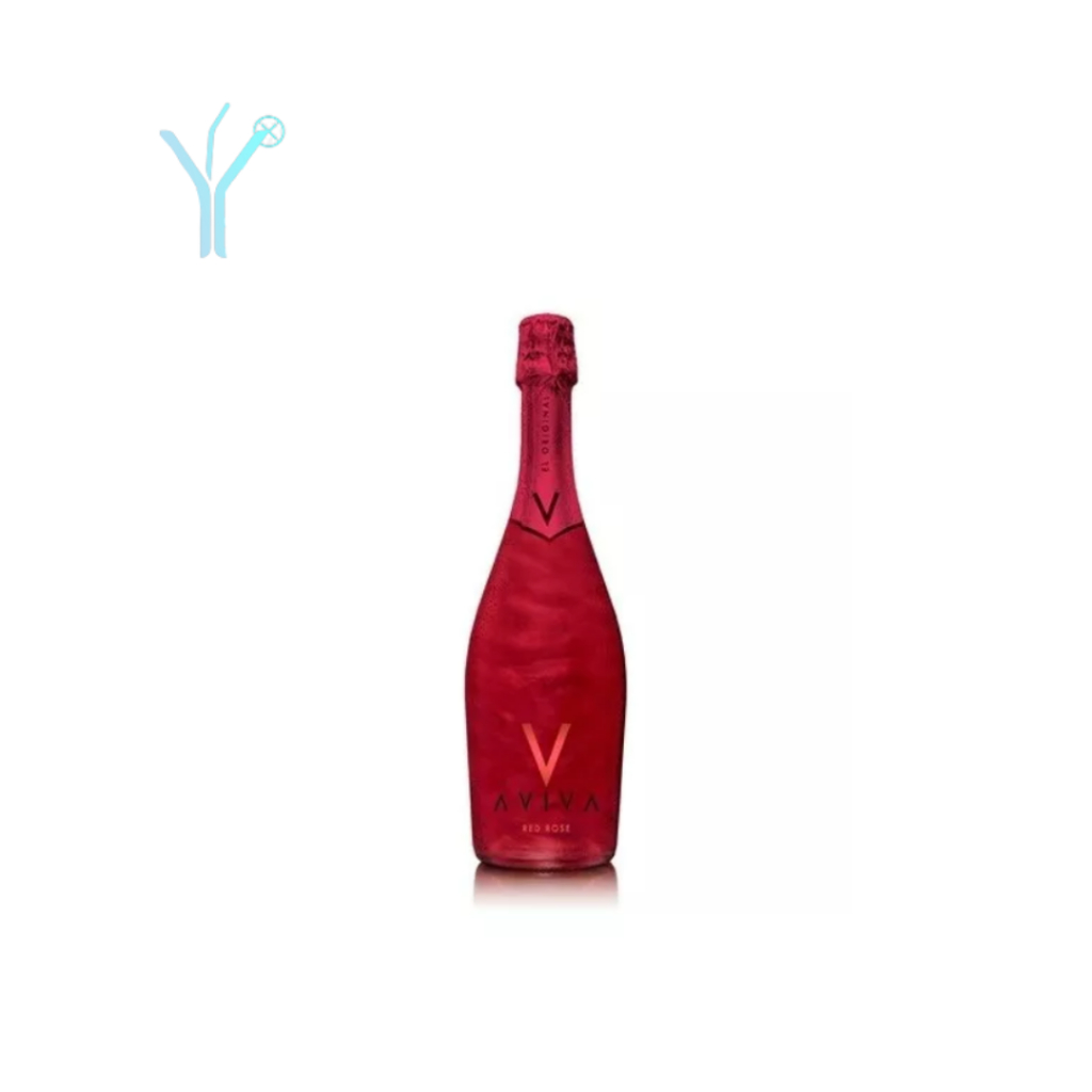 Espumante Aviva Red Rose 750ml | Shopee Brasil