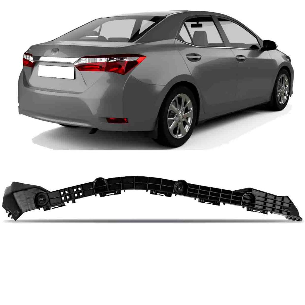 Suporte Guia Parachoque Traseiro Corolla 2014 2015 2016 2017 2018 ...