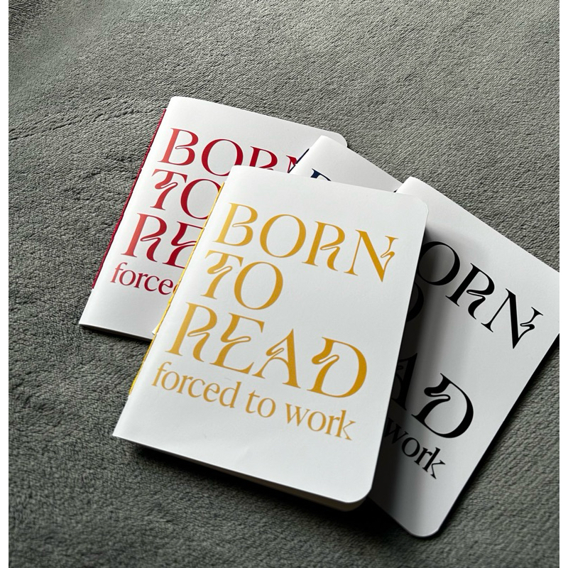 Caderno - Born to Read | Shopee Brasil