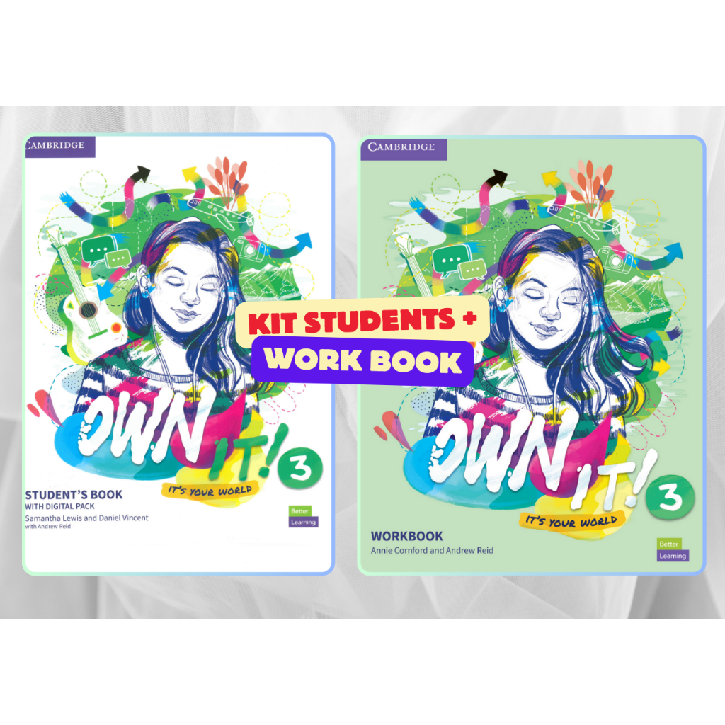 Own It! 3 Student's book + Workbook completo ( Impresso em papel 90 ...