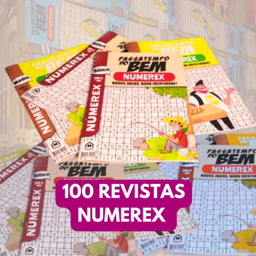 100 Revistas Numerex - Passatempos Capas Sortidas | Shopee Brasil
