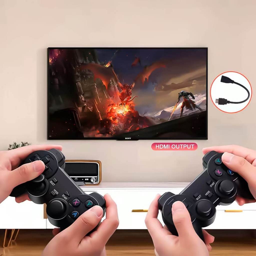 Video Game Mini Game Retro C/ 2 Controles 2.4g Sem Fio | Shopee Brasil Video Game Mini Game Retro C/ 2 Controles 2.4g Sem Fio | Shopee Brasil