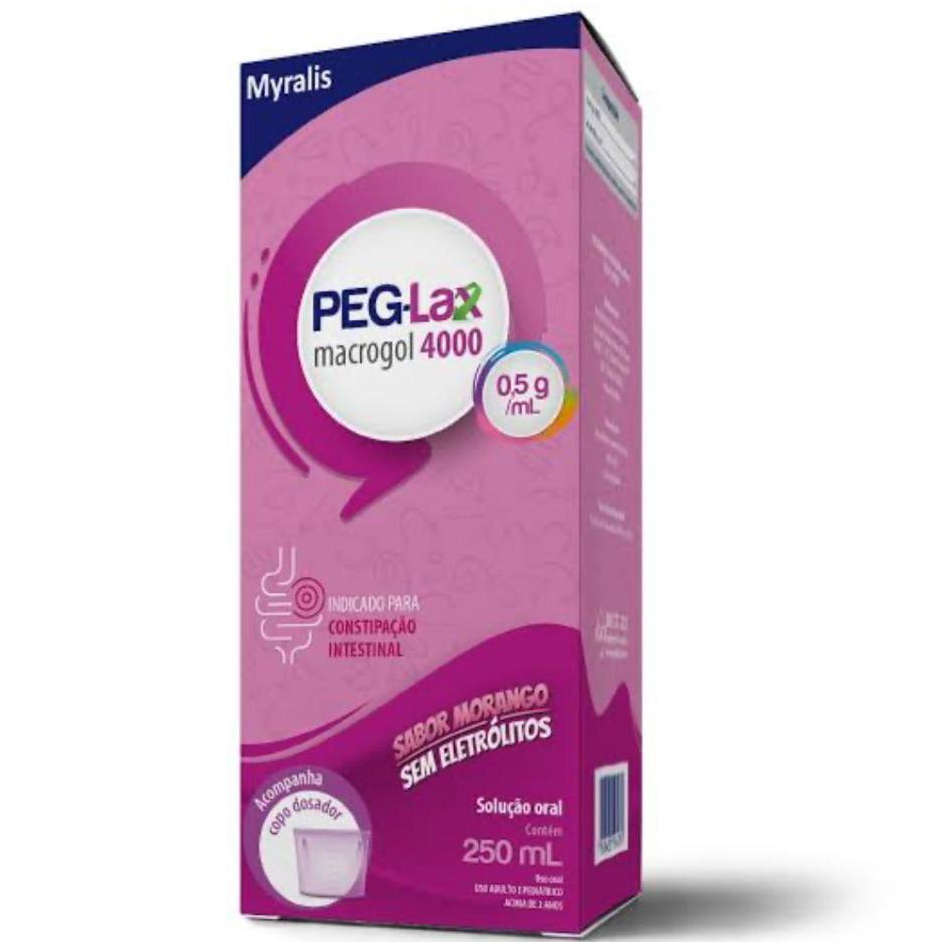 PEG-LAX Macrogol 4000 250ml | Infantil e Adulto | Shopee Brasil