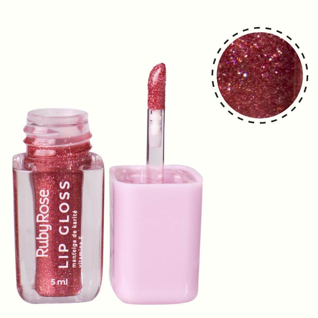 Gloss Lip Ruby Rose Cor Shooting Star | Shopee Brasil