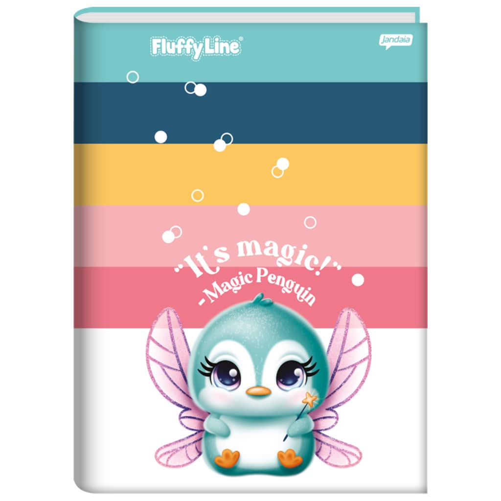 Caderno Brochura Fluffy 80 Folhas Jandaia | Shopee Brasil