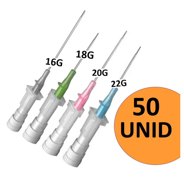 Cateter Jelco 50 Unid. 16G/18G/20G/22G Descarpack ou Medix | Shopee Brasil