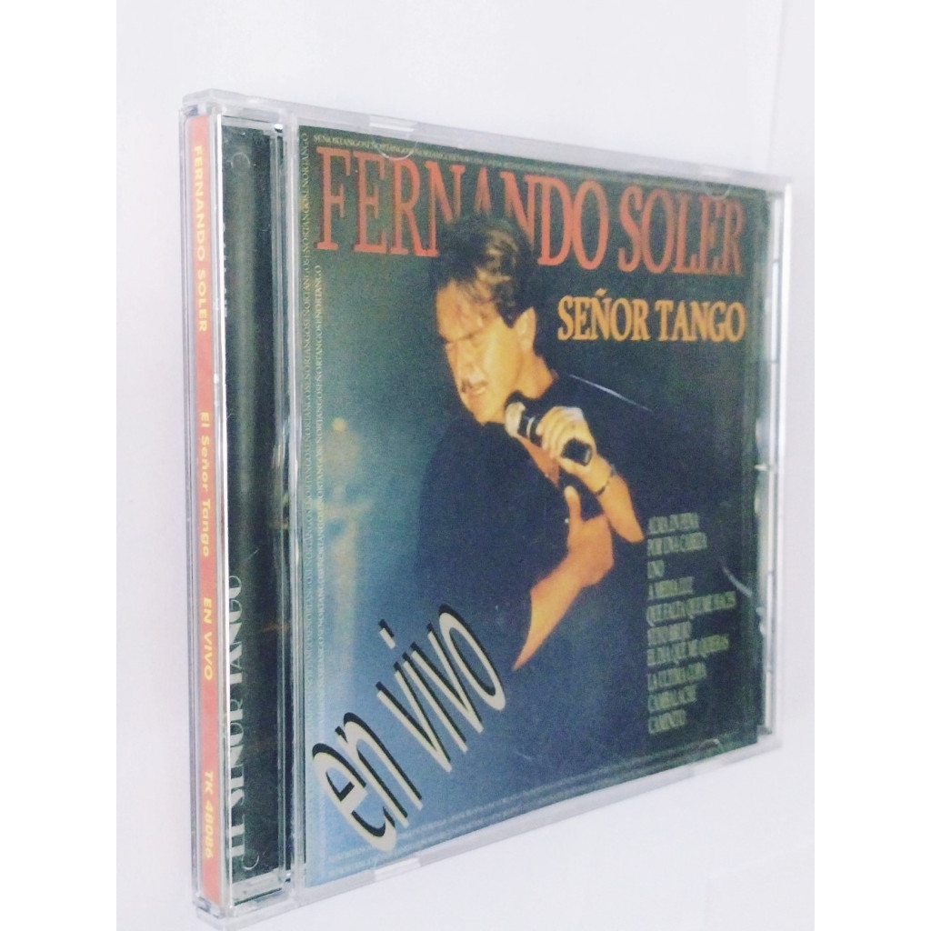 Cd Fernando Soler - Senor Tango - En Vivo (importado - ótimo estado de ...