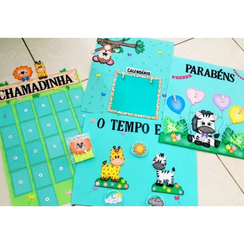 kit sala de aula em Eva safari | Shopee Brasil