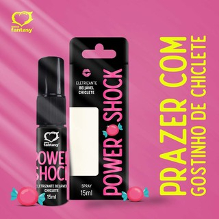 Vibrador líquido beijável Power Shock 220V spray 15 ml - Sexy Fantasy CHICLETE | Shopee Brasil