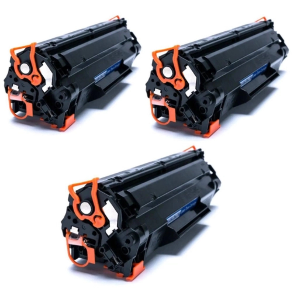 KIT COM 3 TONER COMPATÍVEL CE285A 285A CE285AB | P1102 P1102W M1132 ...
