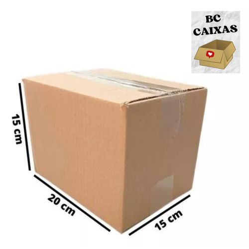 50 caixas de papelão 20x15x15 | Shopee Brasil