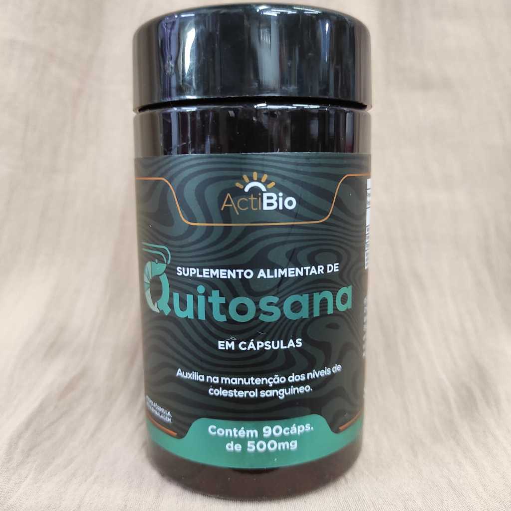 QUITOSANA 90CAPS 500MG (ACTIBIO) | Shopee Brasil