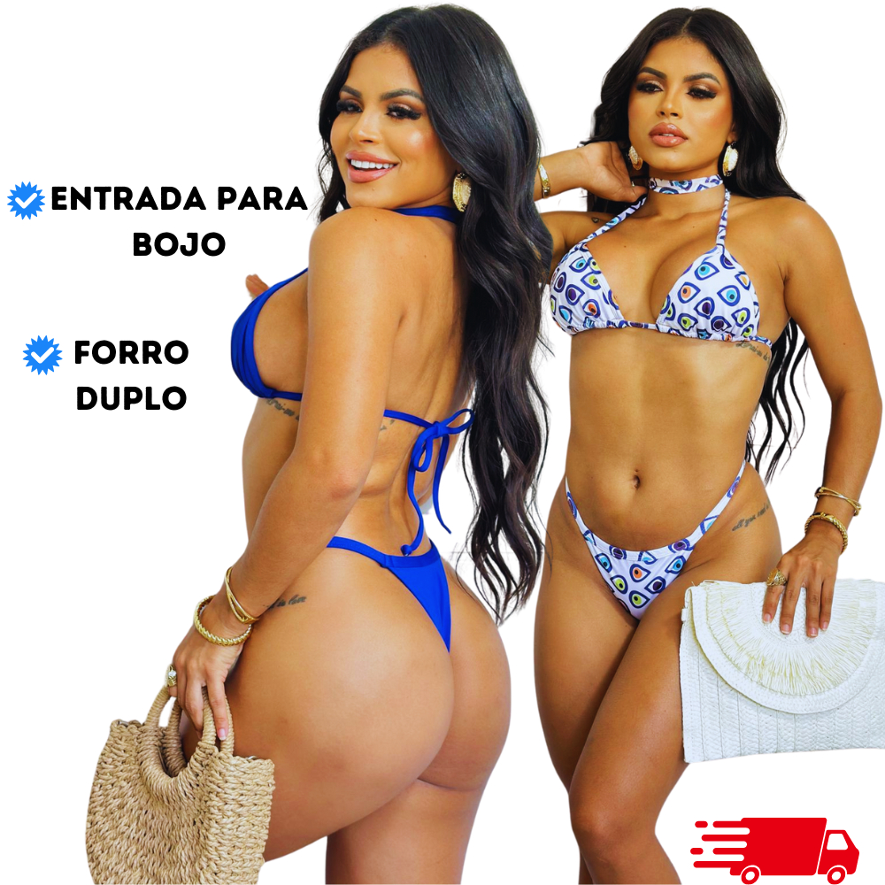 Biquini Feminino Fio Dental De Fita Bronzeamento Marquinha Shopee Brasil