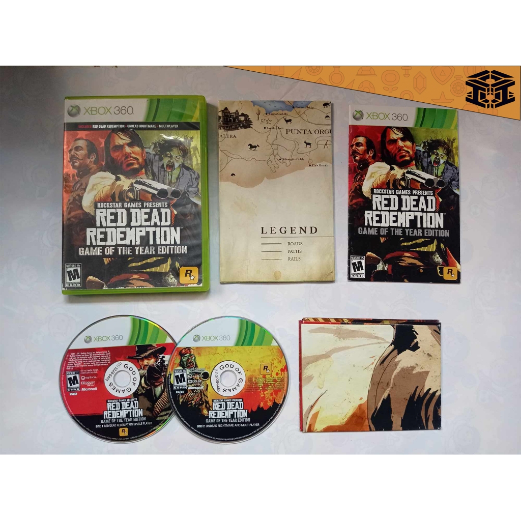 Red Dead Redemption Game of the Year Edition Xbox 360 Original ...