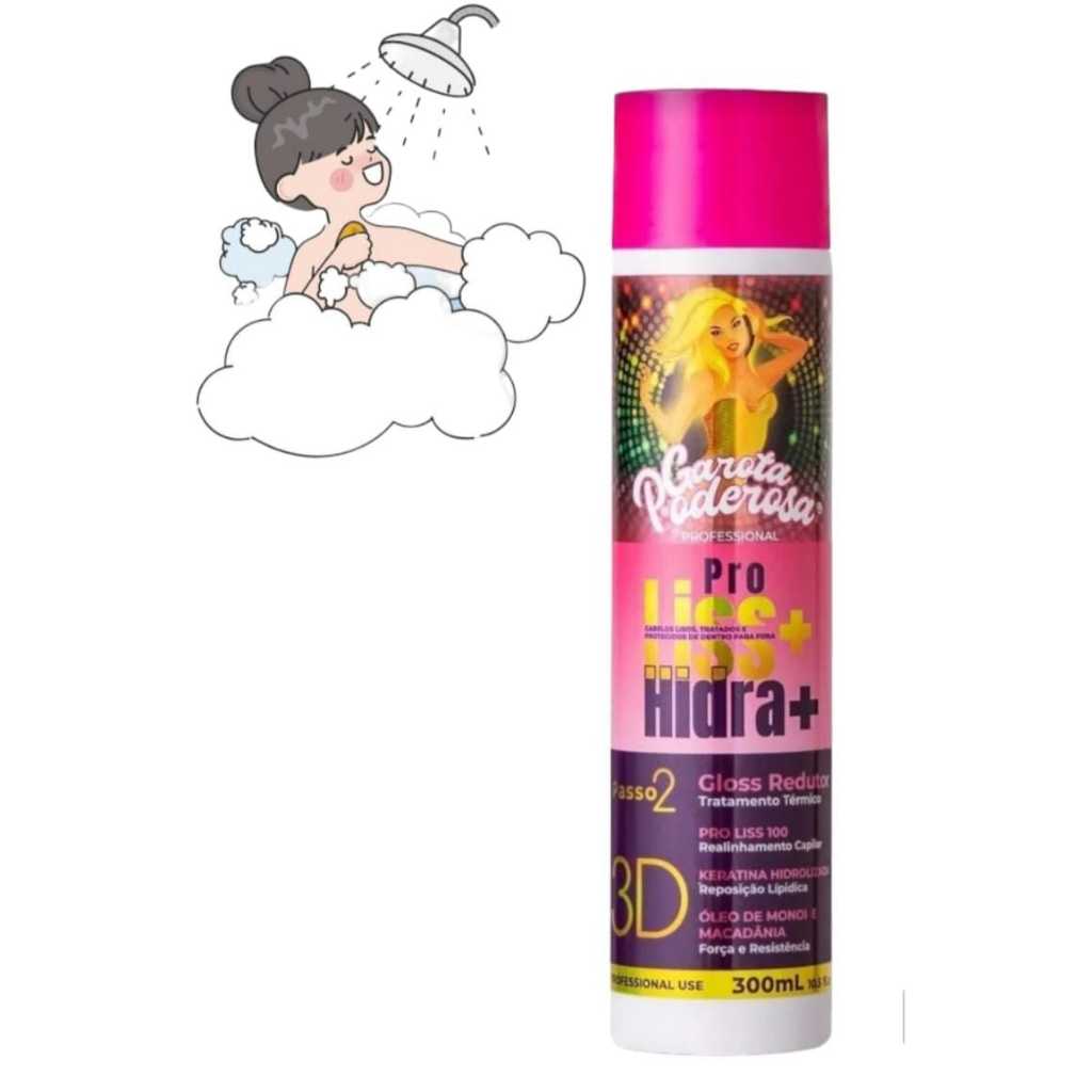 Progressiva no Chuveiro Pro Liss Liso Instantâneo 300 ML | Shopee Brasil