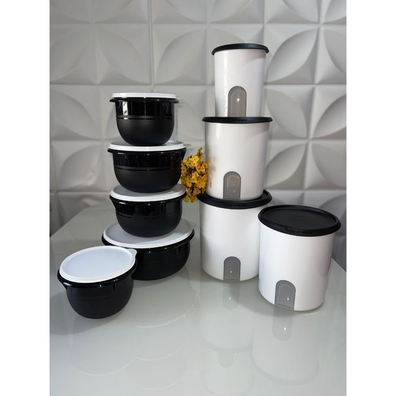 kit tupperware preparar e armazenar 9 peças | Shopee Brasil