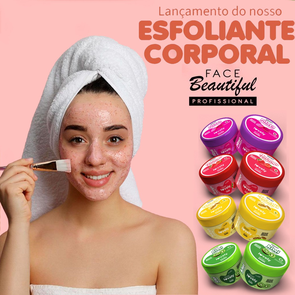 Esfoliante Corporal Cheiro de Fruta Lovely Face Beutiful 300g | Shopee ...