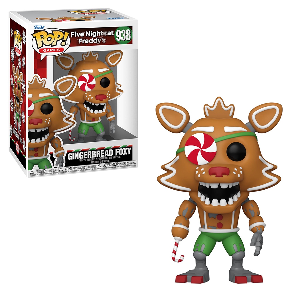 FUNKO POP GAMES FIVE NIGHTS AT FREDDY'S - GINGERBREAD FOXY 938 NOVO ...